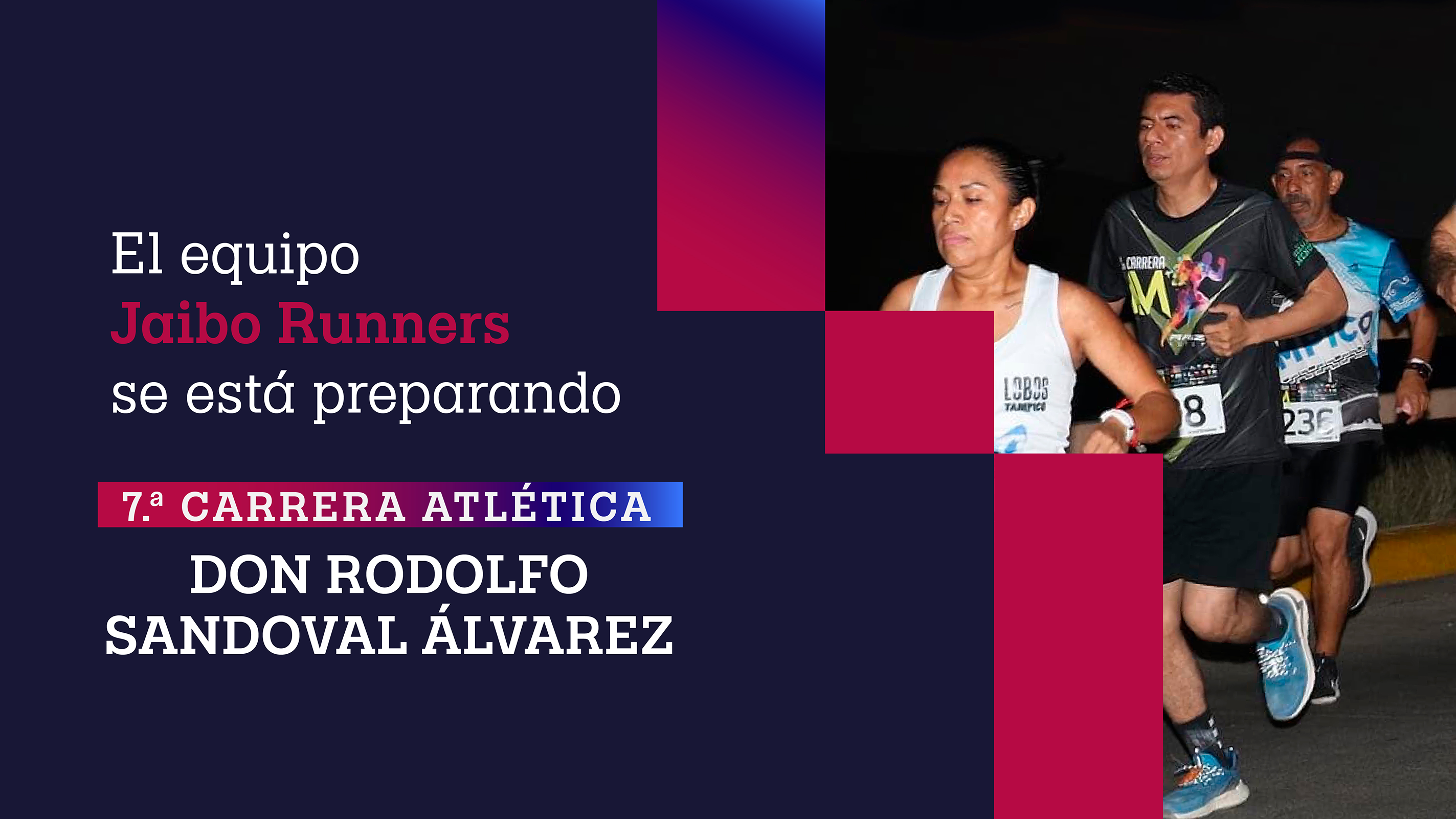 Equipo Jaibo Runners bajo entrenamiento intensivo para la 7a. Carrera ...